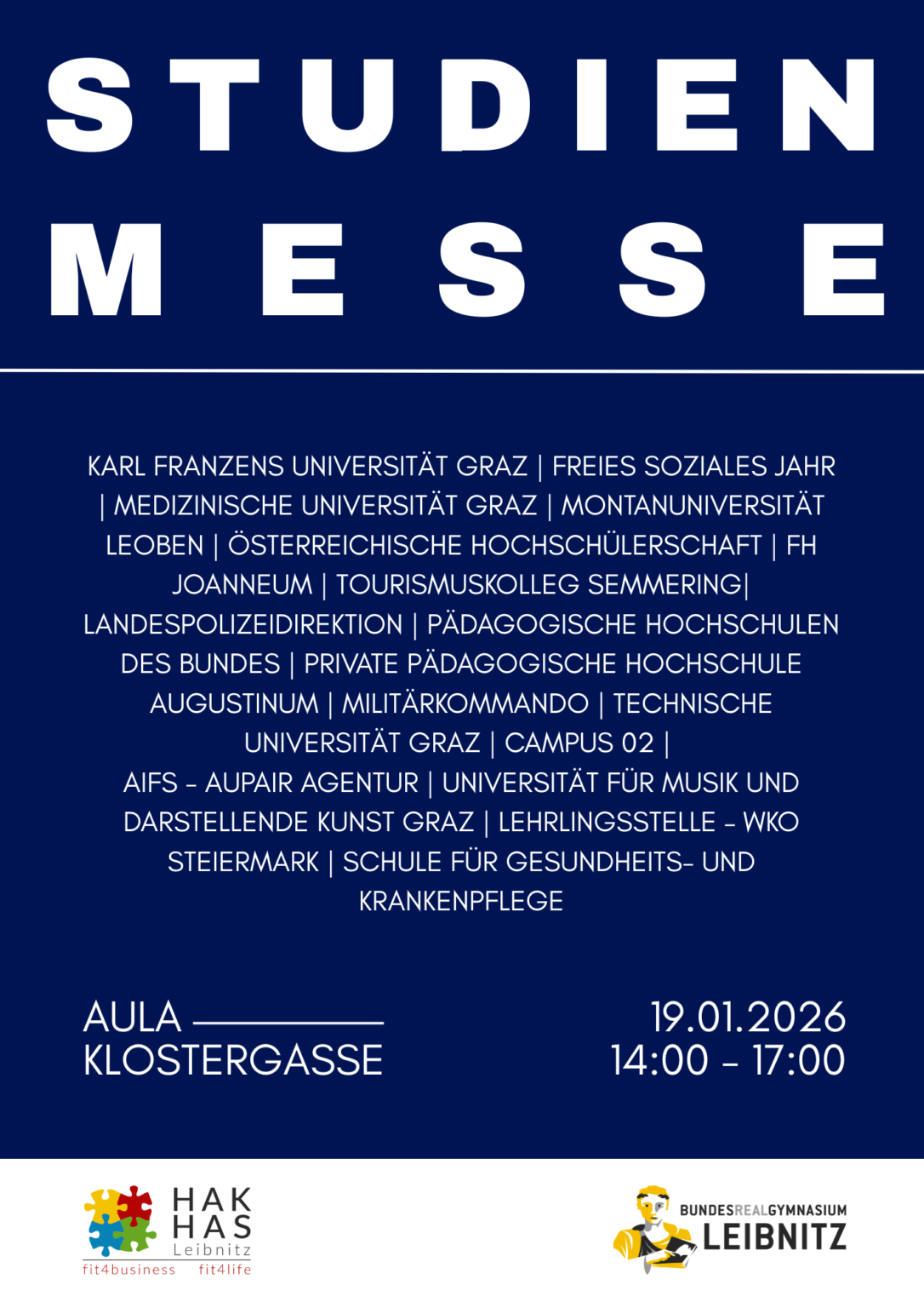 Studienmesse - Gymnasium Leibnitz